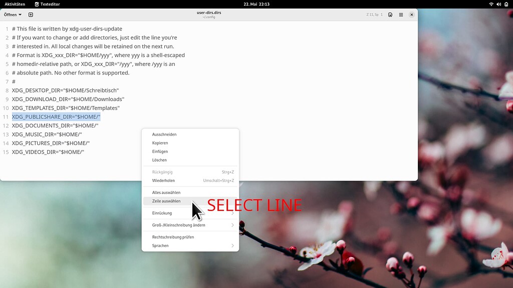 Select Line Menu Item In Gtktextview Platform Gnome Discourse