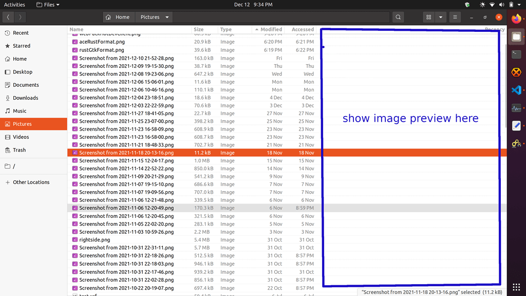 Show image preview of png, jpg and other image - Applications - GNOME ...
