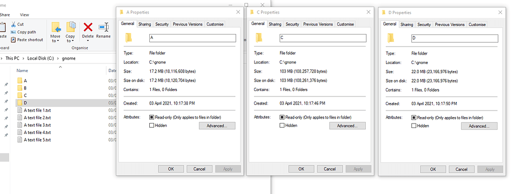 Comparing file/folder properties in Nautilus - Applications - GNOME Discourse