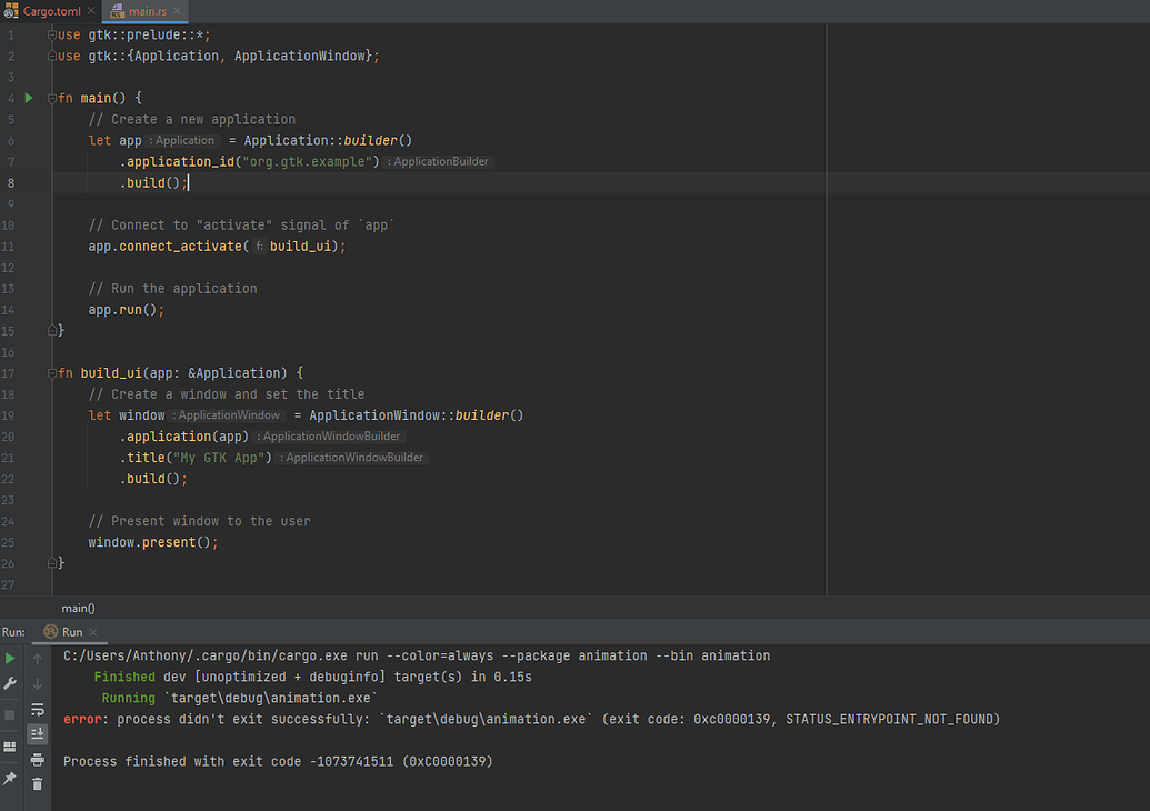 Error While Building Gtk4 Application Community Gnome Discourse
