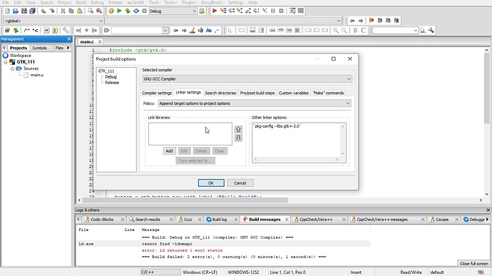 Pkg-config --libs gtk + -3.0 problem - Platform - GNOME Discourse