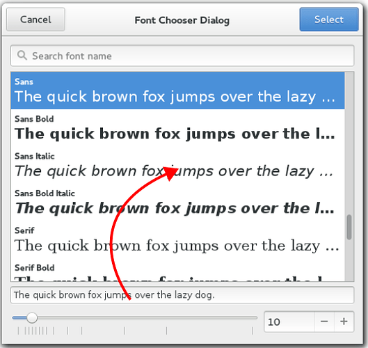 Sample text preview in Gtk.FontChooserDialog - Platform - GNOME Discourse