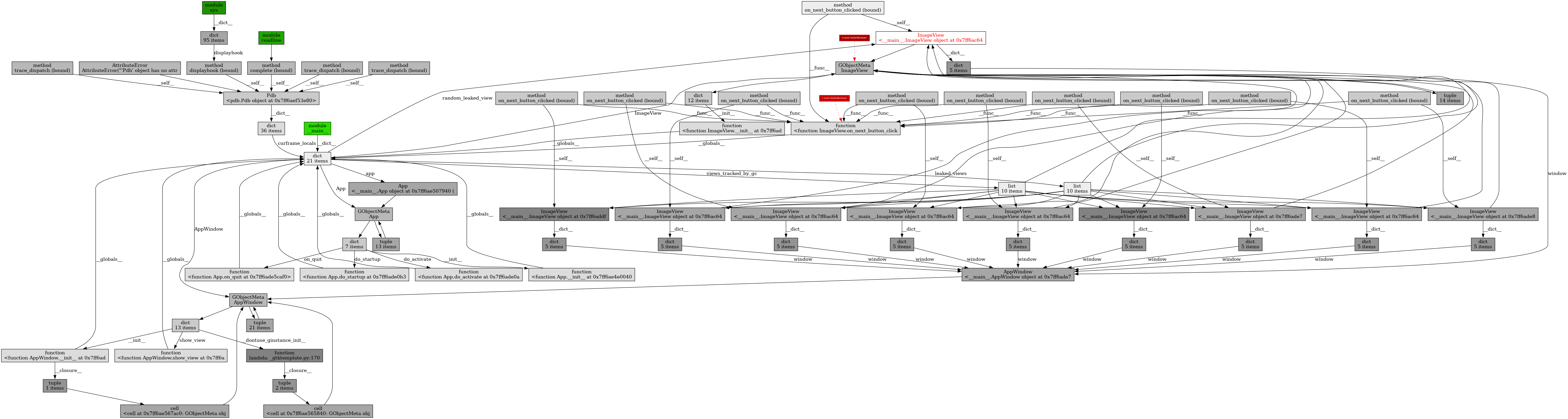 Memory/space leak when using Gtk.Stack (?) - Platform - GNOME Discourse