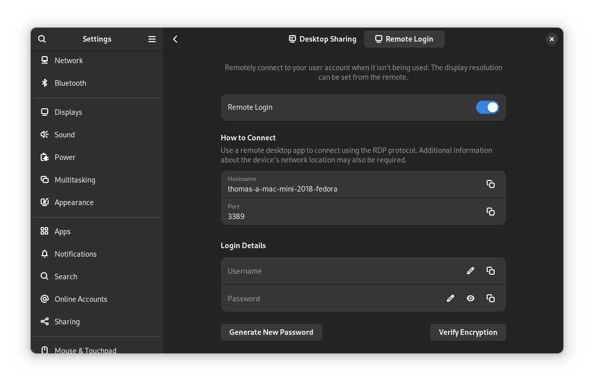 How to configure + connect to the new headless gnome-remote-desktop ...