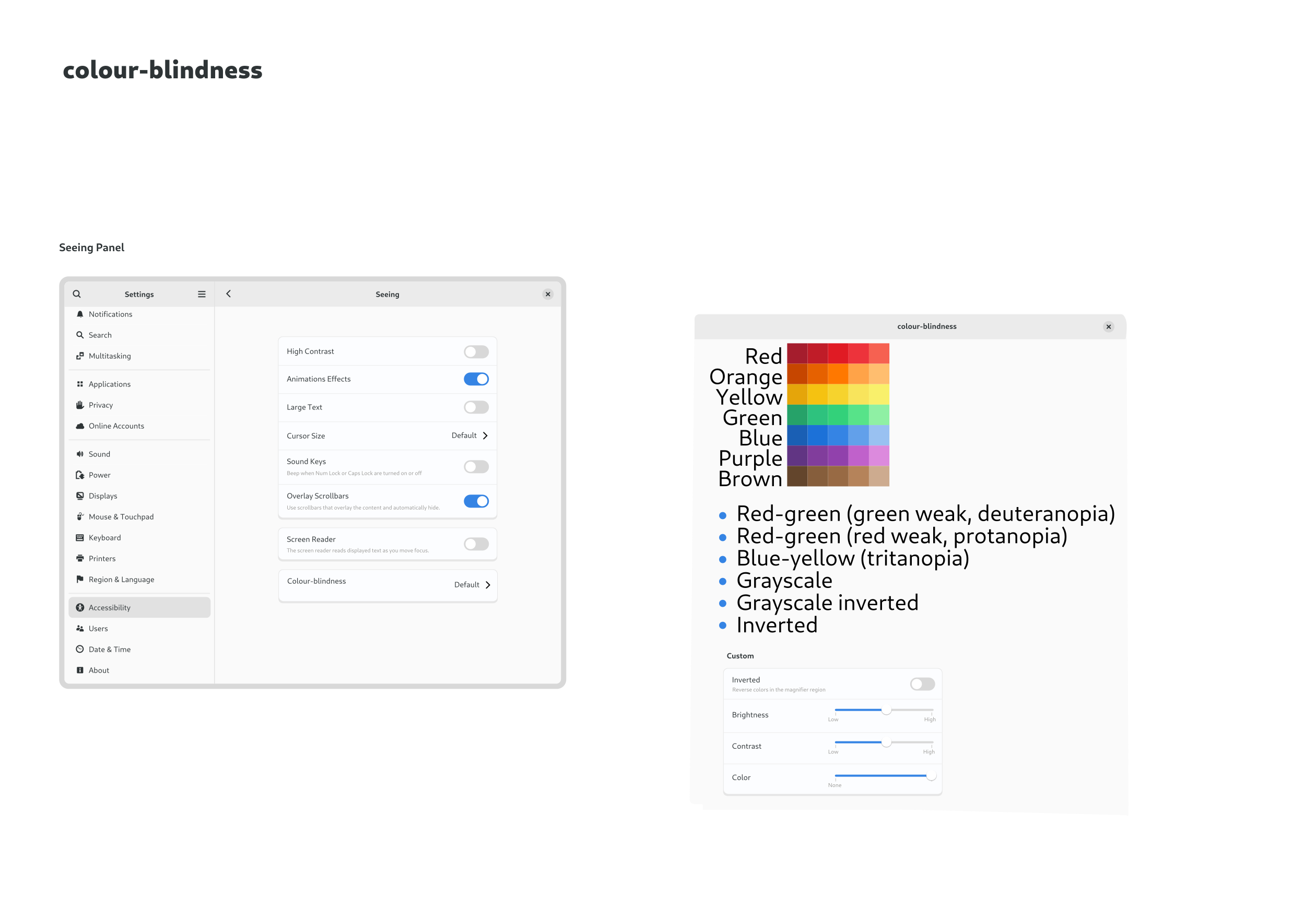 More accessibility options for colour-blind users - Desktop - GNOME ...